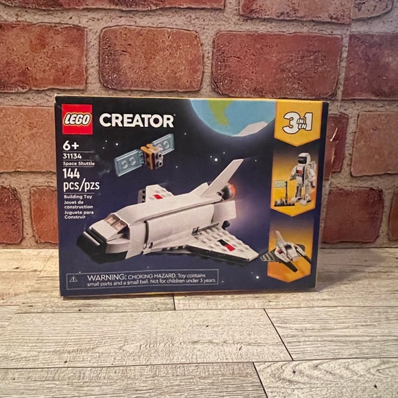 Lego | Toys | Lego Creator 3in Space Shuttle Set 31134 | Poshmark